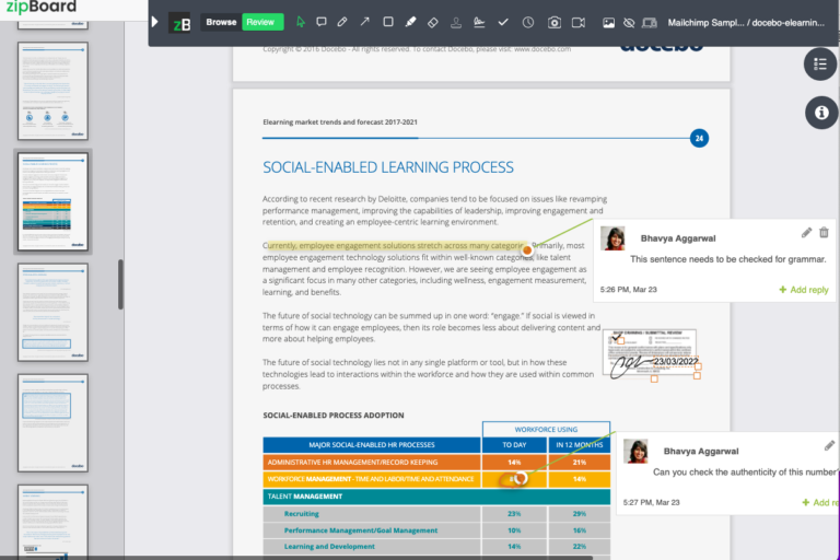 Top 6 PDF annotation tools for document collaboration - zipBoard