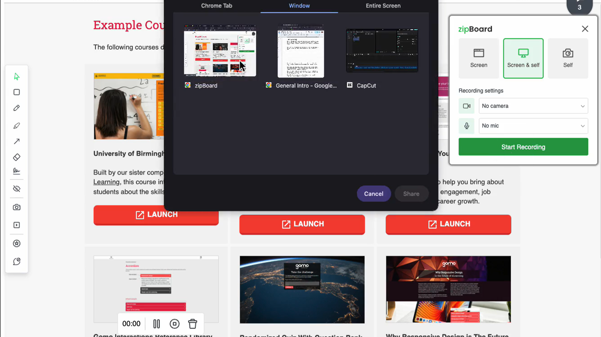 Introducing the All-New Video Recording Tool in zipBoard